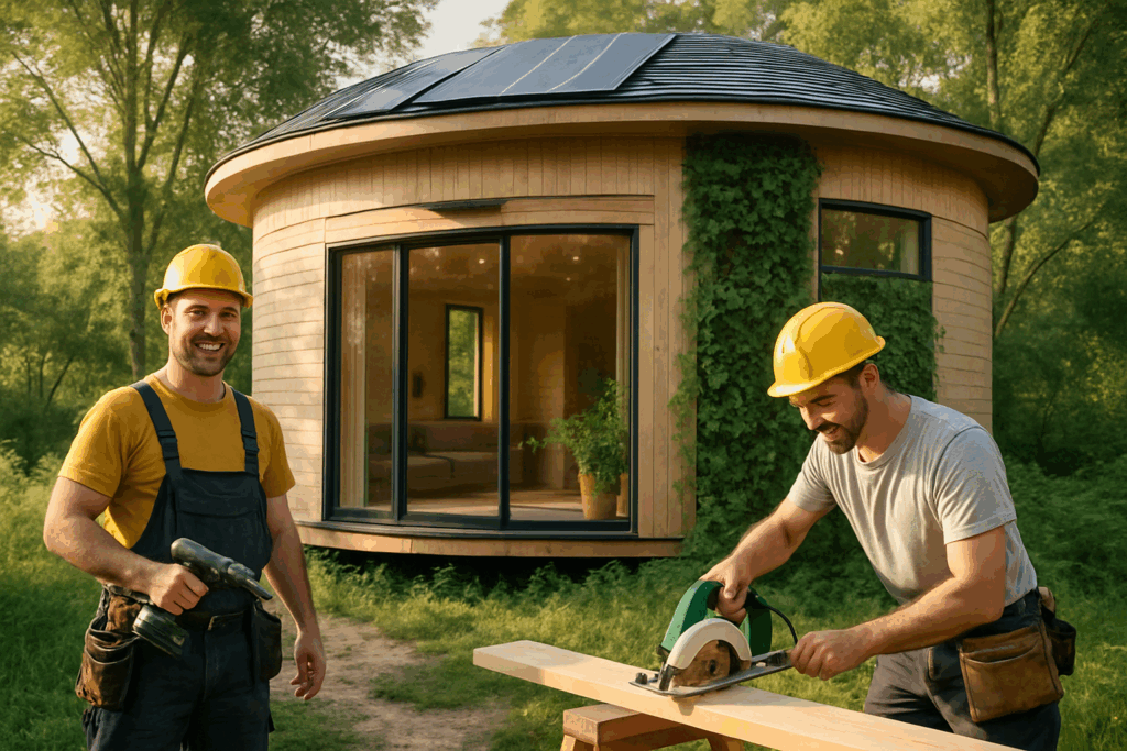 Construire votre maison ronde en bois simplement en 2025 🏡